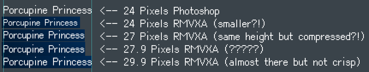 RMVXA Interesting Font Rendering | RPG Maker Forums