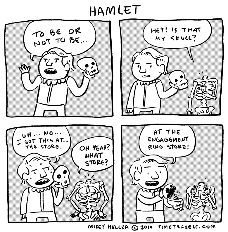 「i drew a comic about homework 」Mikey Hellerの漫画