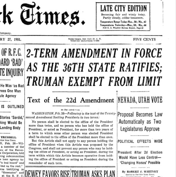 22nd Amendment Pictures