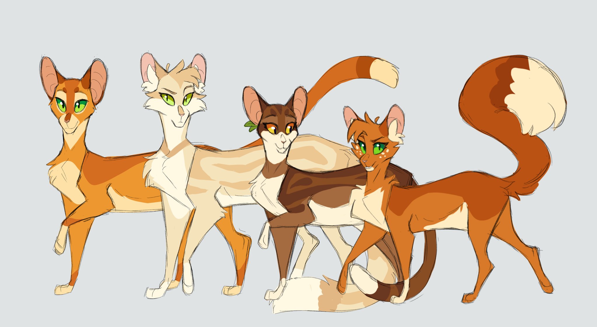 Warrior Cats Firestar And Sandstorm