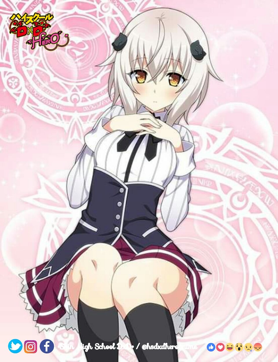 High School DxD Hero on Twitter: "Koneko Tojō #haremking #HighSchoolDXD #ハイスクールDxD #hdd_social ...