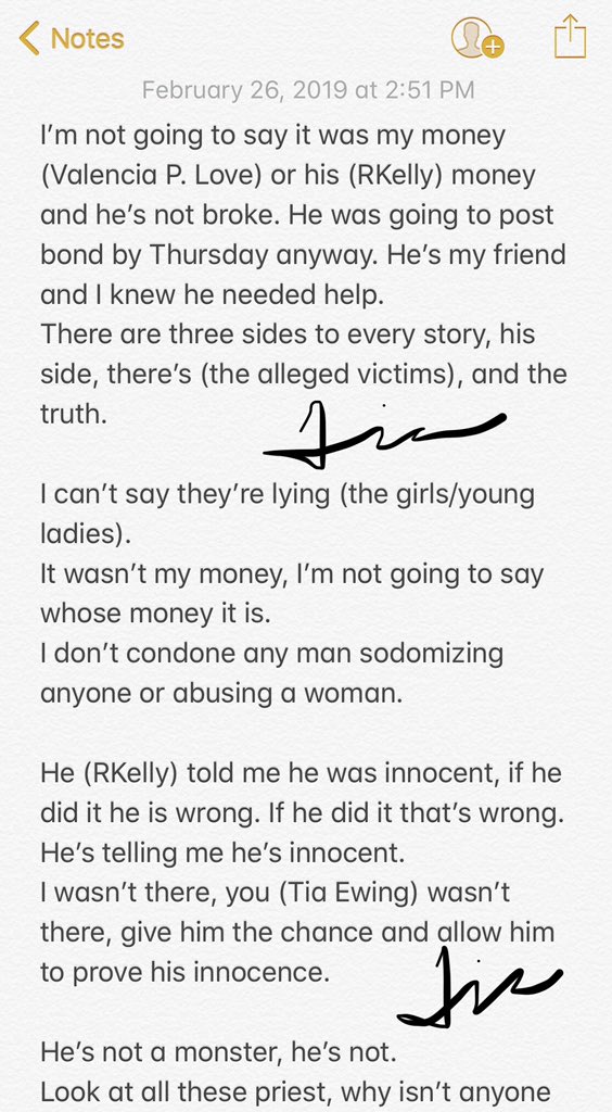 Valencia Love Breaks Silence: Woman Who Bailed R. Kelly Out Speaks ...