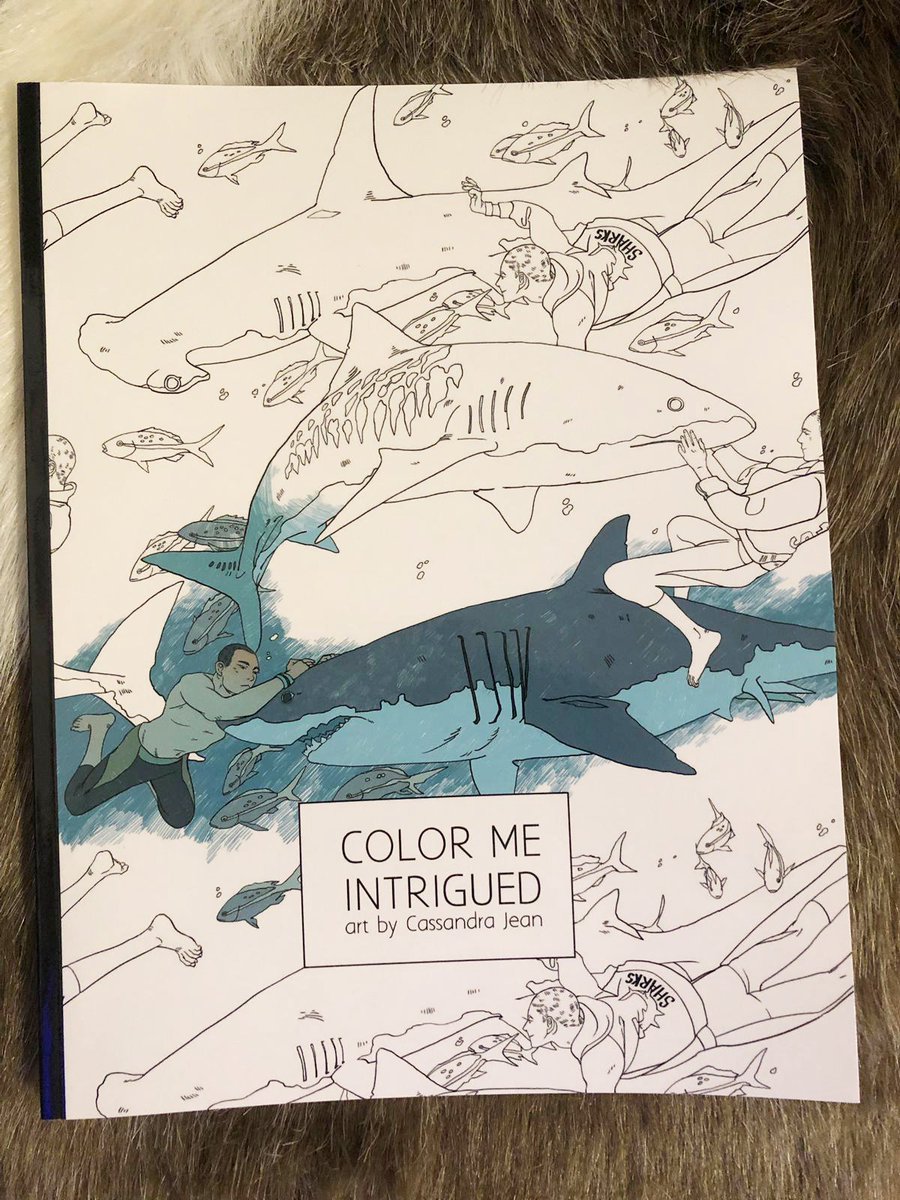 「Working on putting together my coloring book "Color Me Intri」Cassandra ...