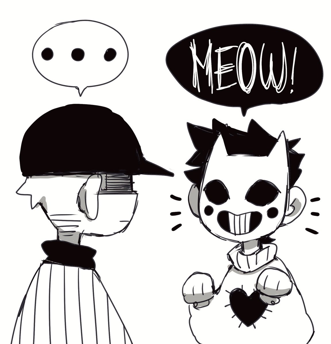 「Meow. Ah ha ha ha. #offzacharie 」SUPREME 🛐 OTALORDの漫画