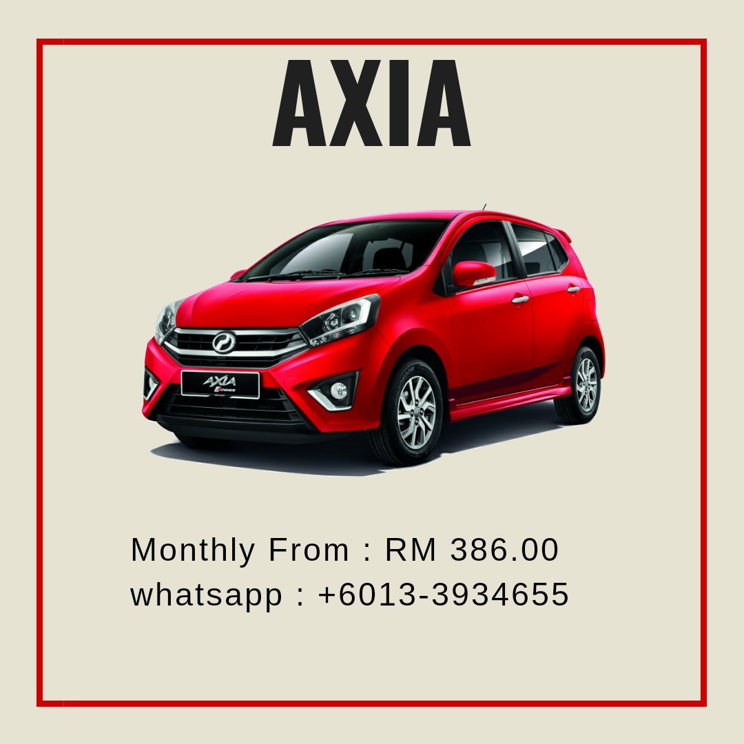 bayaran kereta axia bulanan - Diane Powell