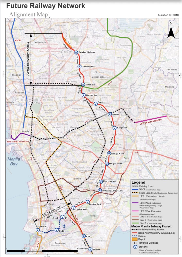 Expected fully operational in 2025, the Metro Manila subway system will ...