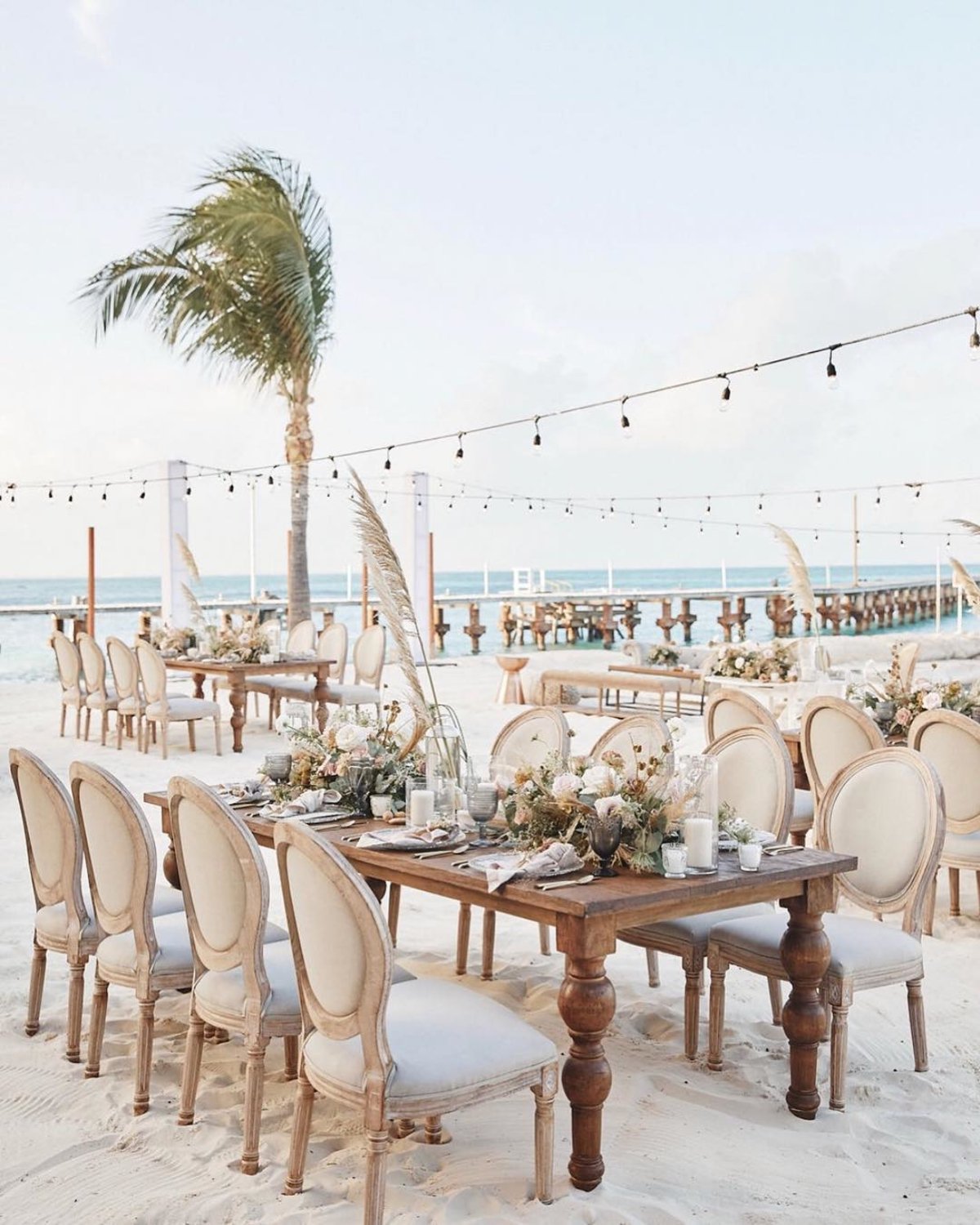 Beach Reception Pinterest Sara And Jordan's Laid Back Boho Beach