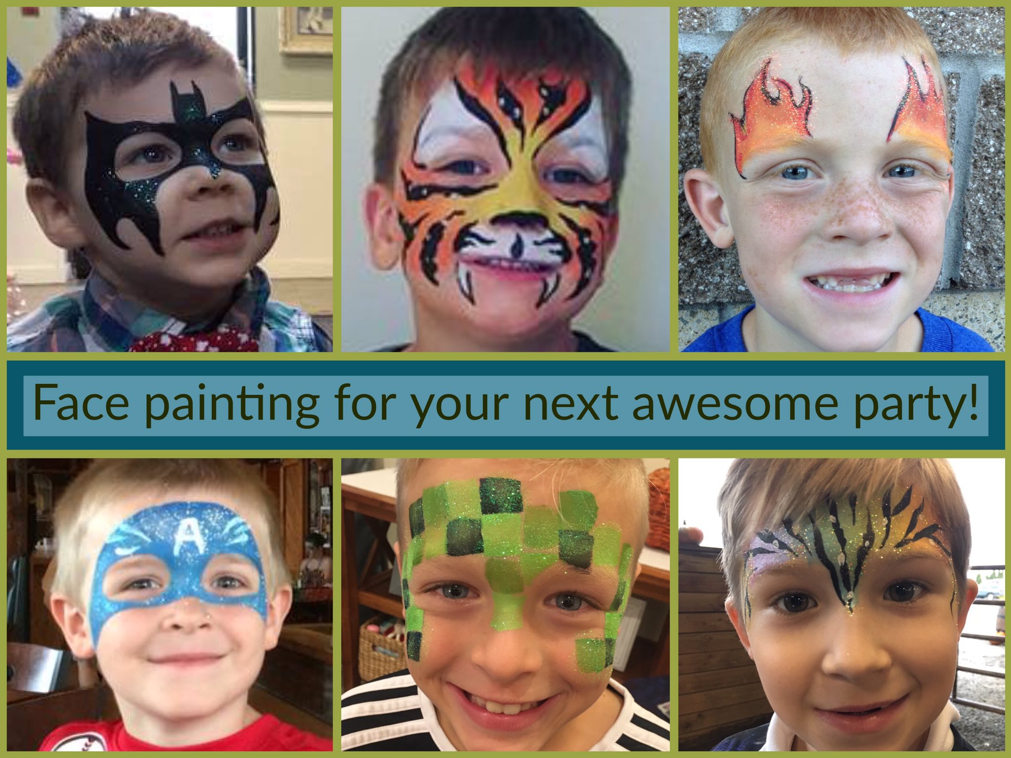 Minecraft Face Painting