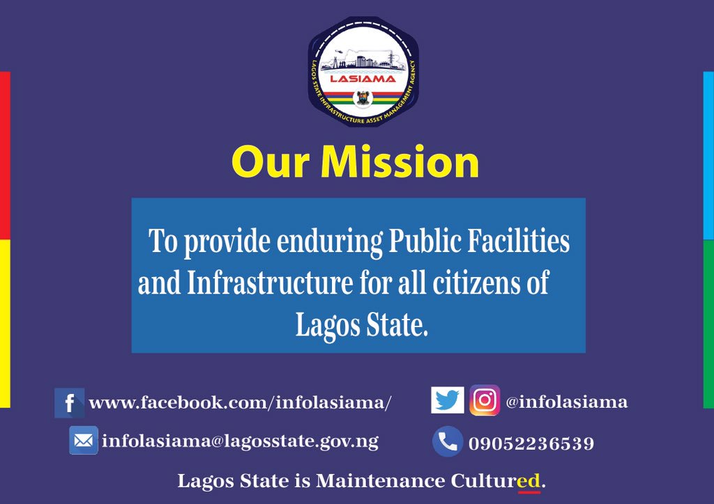 Meet Lagos State Infrastructure Asset Management Agency (LASIAMA). PICS ...
