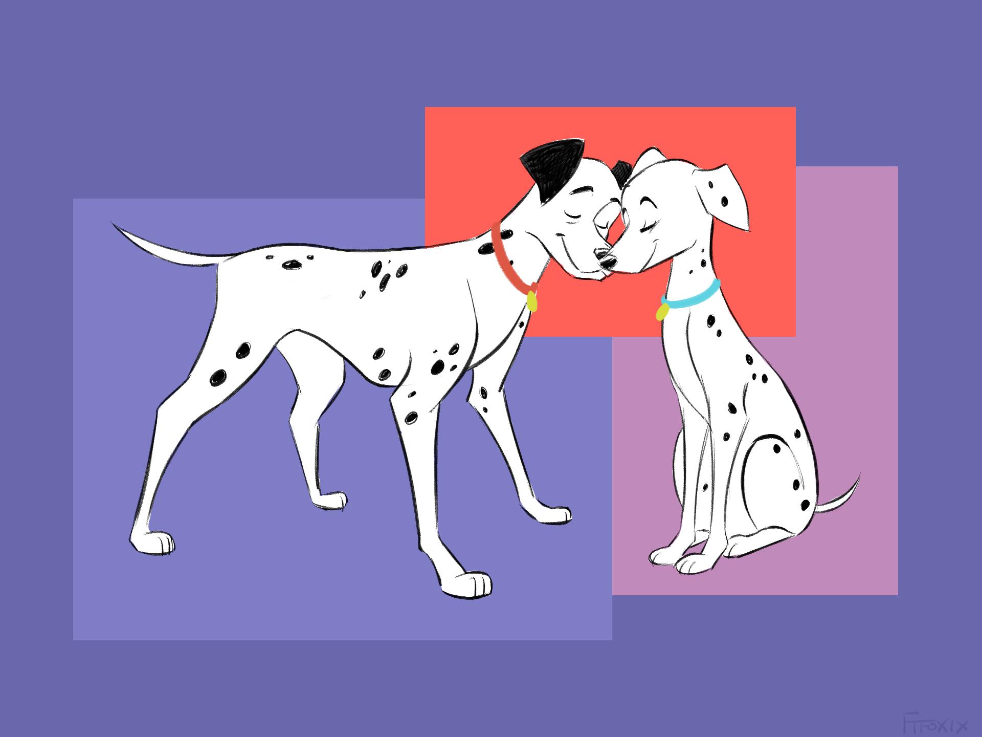 101 Dalmatians Pongo And Perdita Love 101 Dalmatians Pongo And Perdita Love