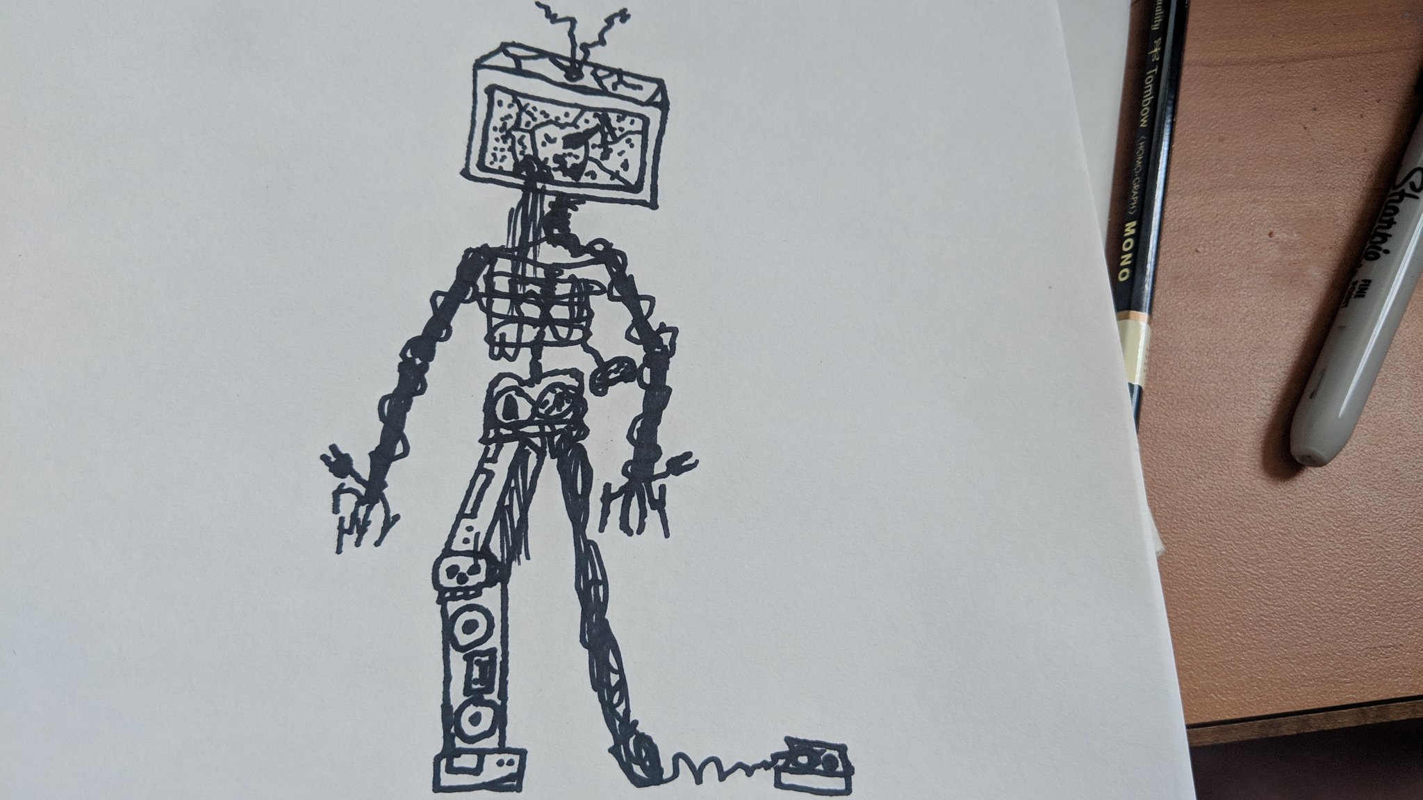 Horror Game Monsters Drawing