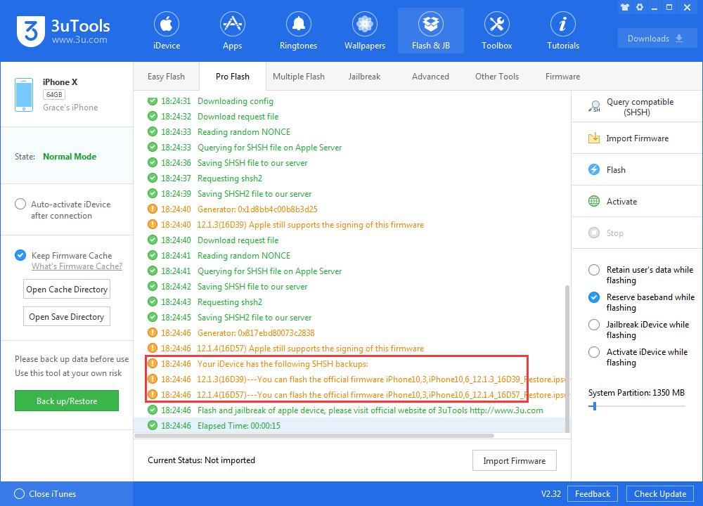 3uTools on Twitter: "How to backup/ download SHSH Blobs using 3uTools? https://t.co/2WRO0OmILl ...
