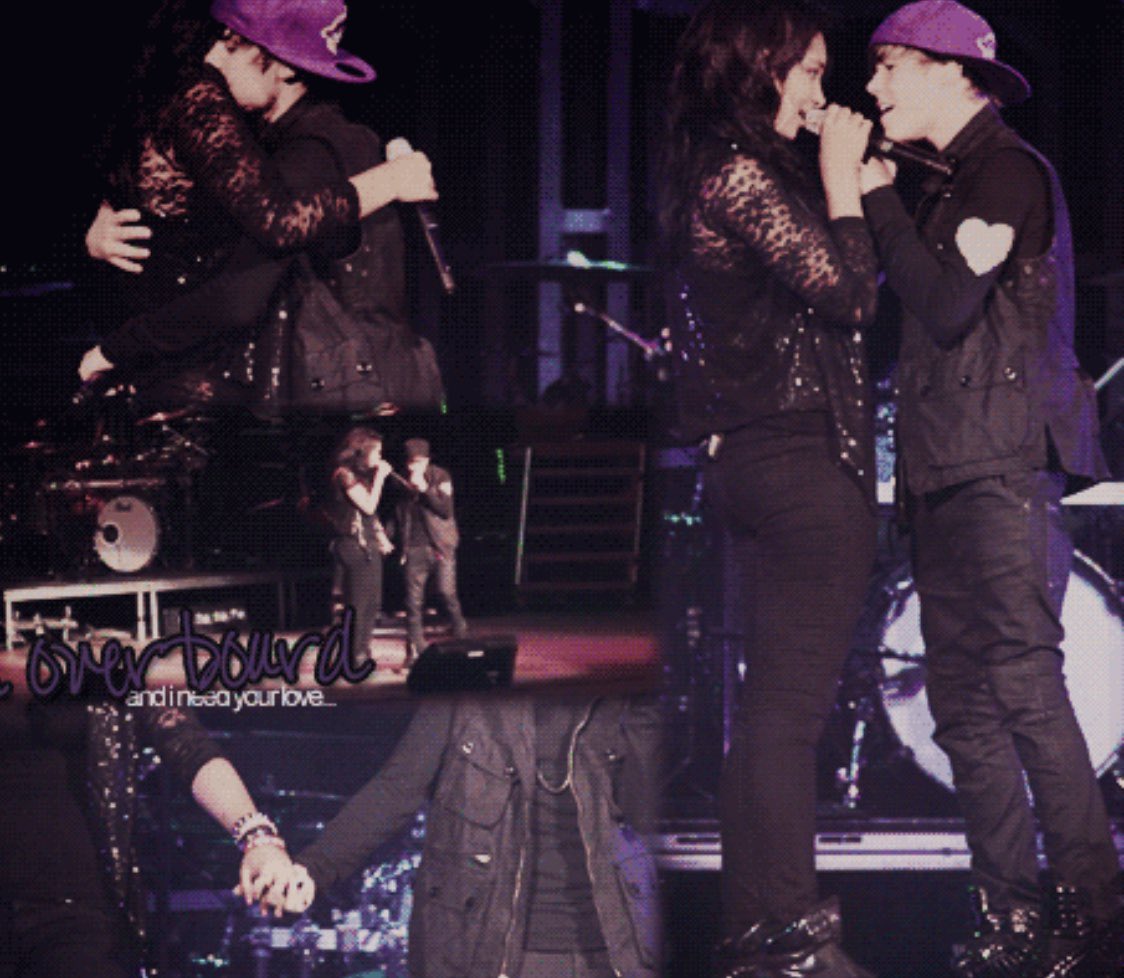 Jessica Jarrell And Justin Bieber Kissing