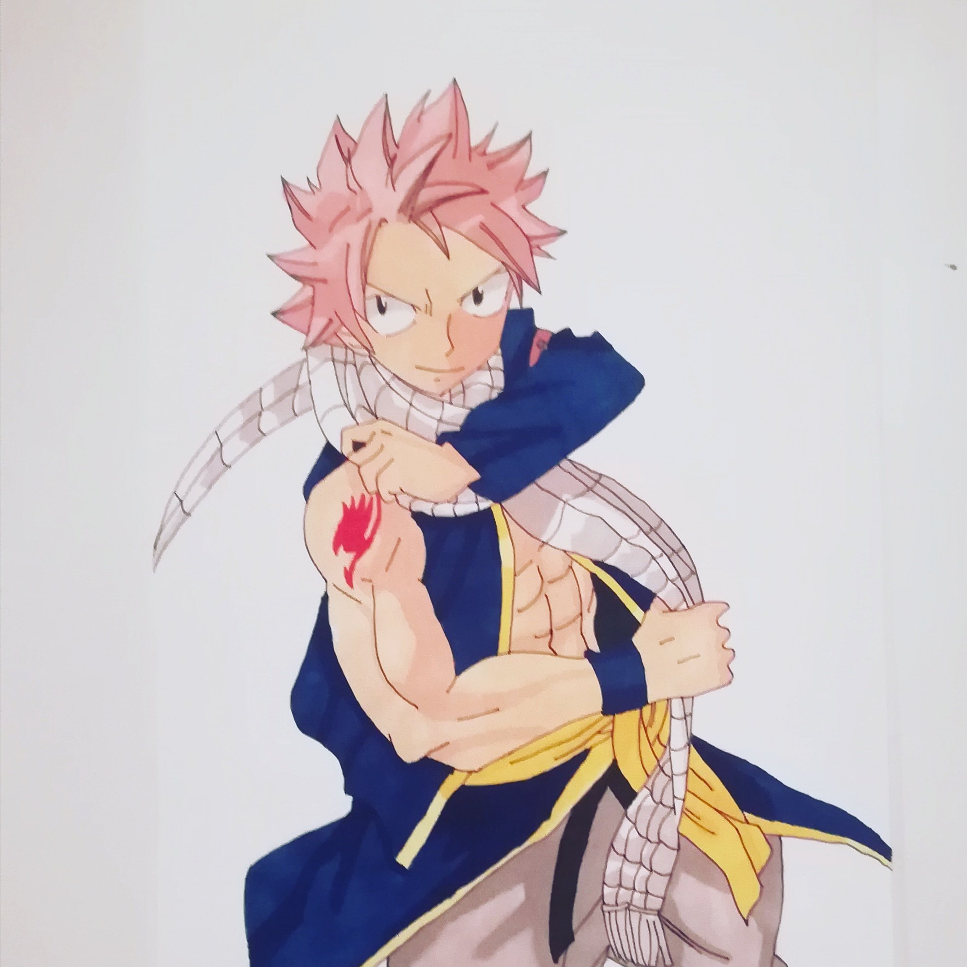 Fairy Tail Natsu Drawing
