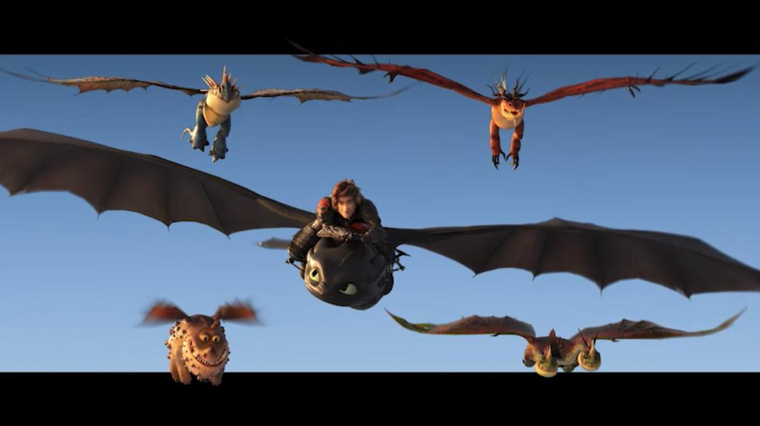 How To Train Your Dragon Toothless And Hiccup Flying