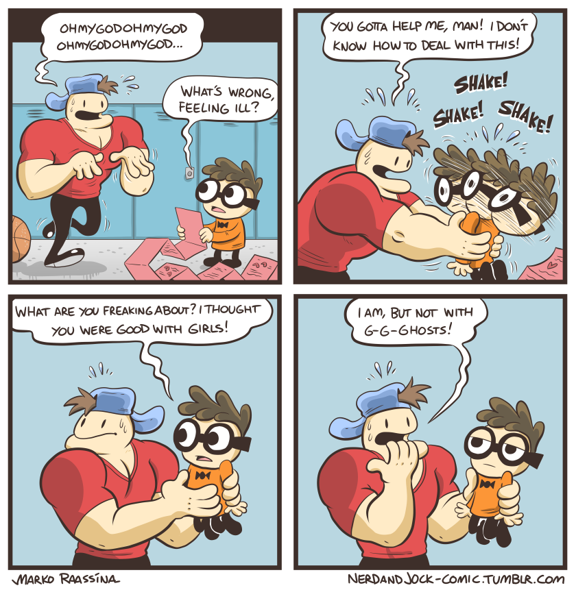 Nerd And Jock Comic