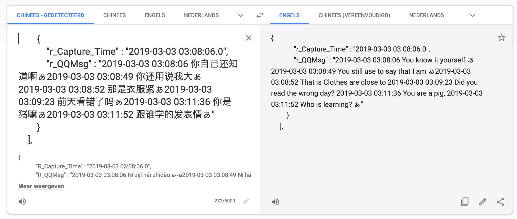 Victor Gevers on Twitter: "The most dialogs which are being monitored are typical teenager ...