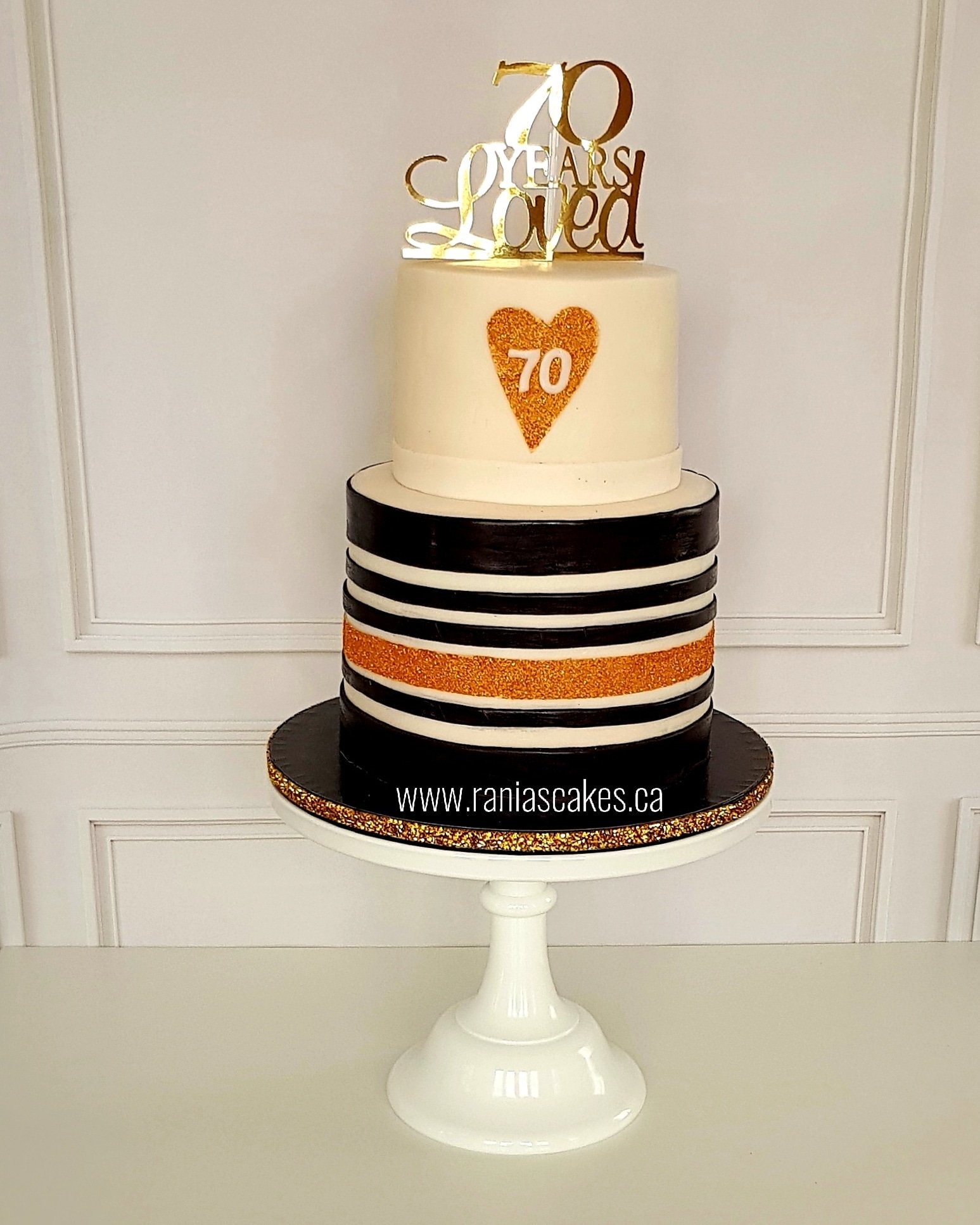 Fondant Birthday Cake For Dad