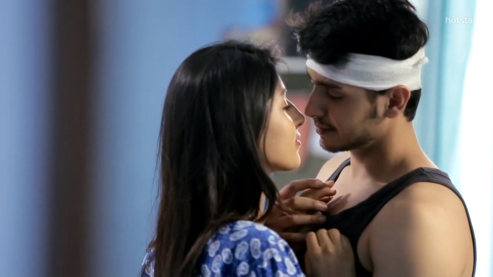 Param Singh And Harshita Gaur Romantic Scene