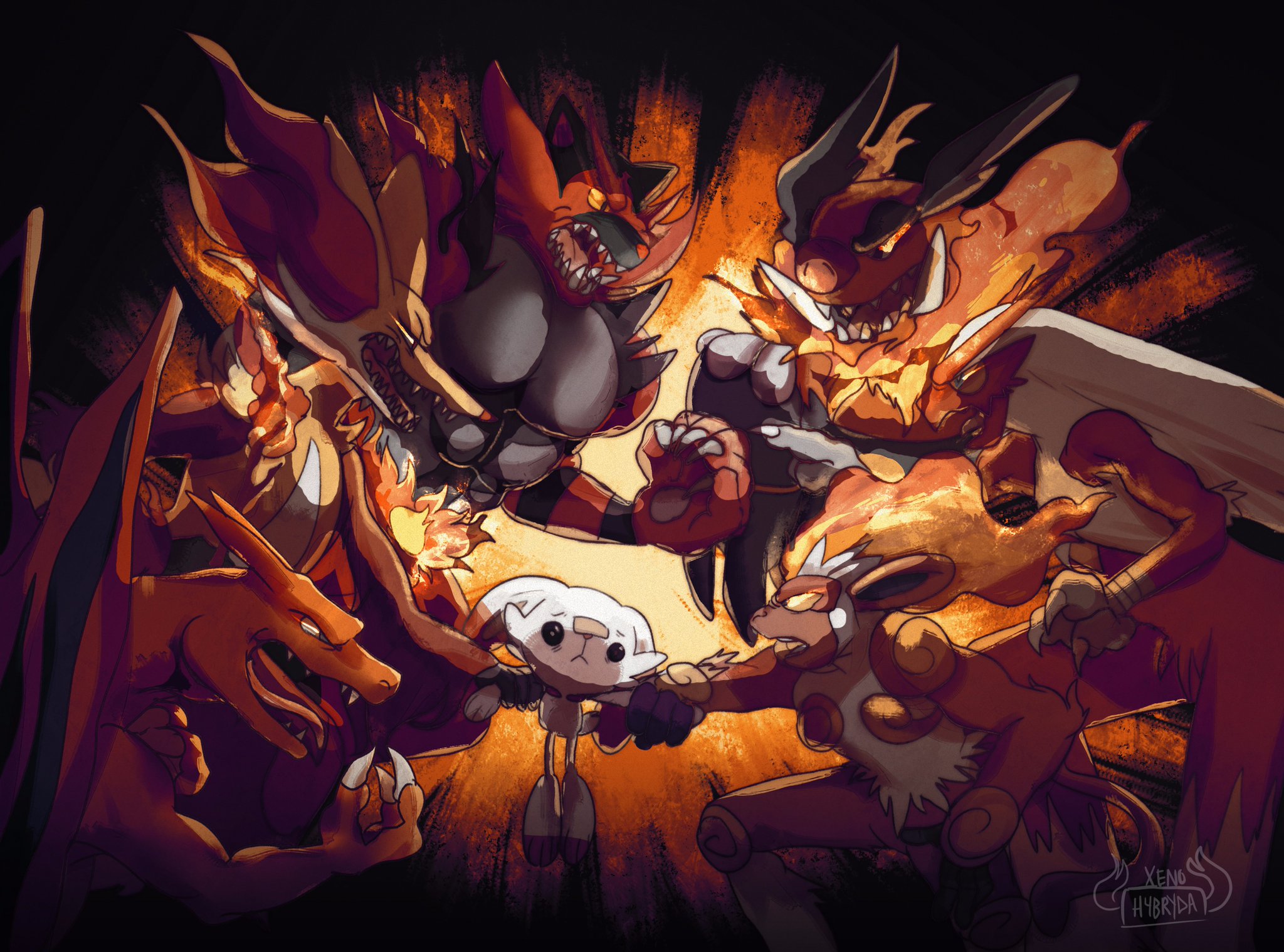 Blaziken Vs Infernape Vs Emboar