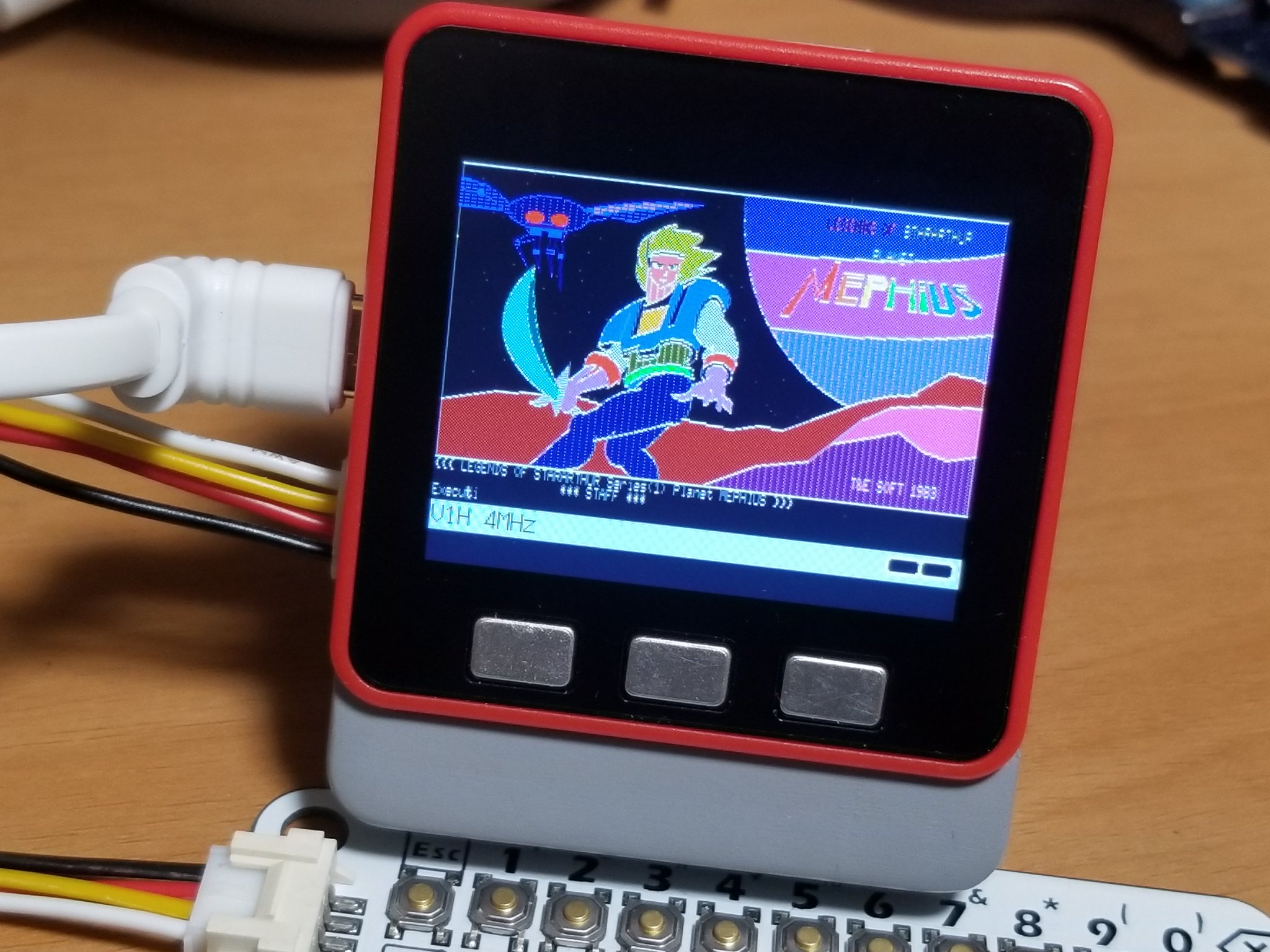 Nochi on Twitter: "公開しました！ M5Stack：PC-8801 エミュレータ！[QUASI88] https://t.co/8zC15bji2X https://t.co ...