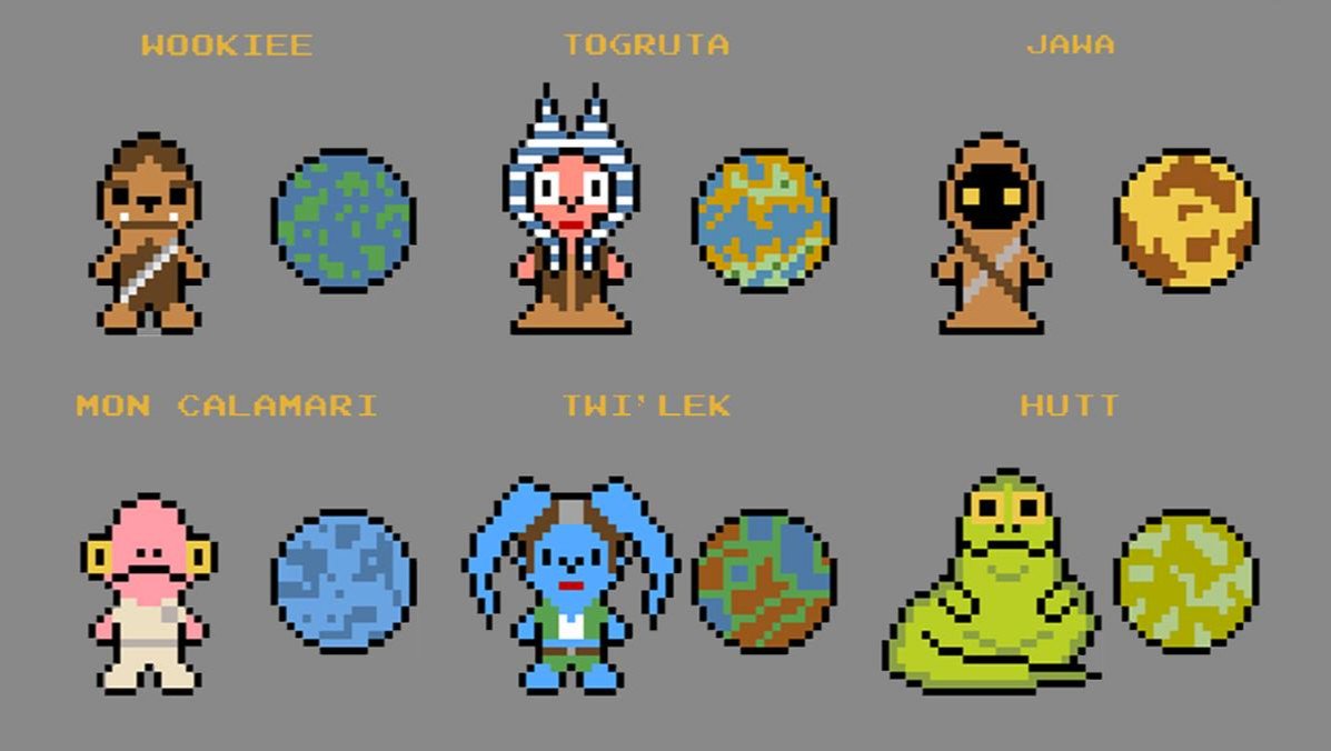 8 Bit Zelda Characters