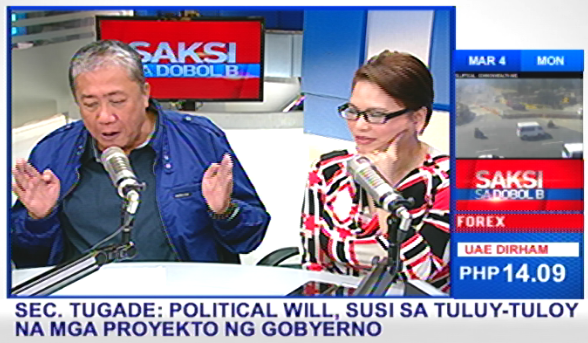 DZBB Super Radyo on Twitter: "Tugade on @DOTrPH projects: Ang dapat makinabang, taumbayan. https ...