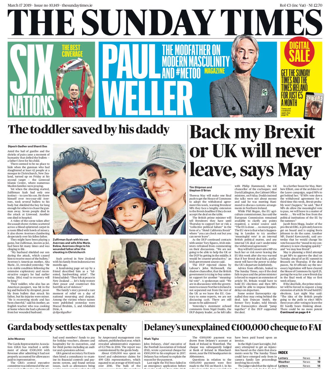 Sunday Times Ireland with a planned big reveal about FAI and John ...