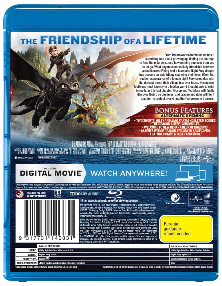 How To Train Your Dragon Dvd Cover Art