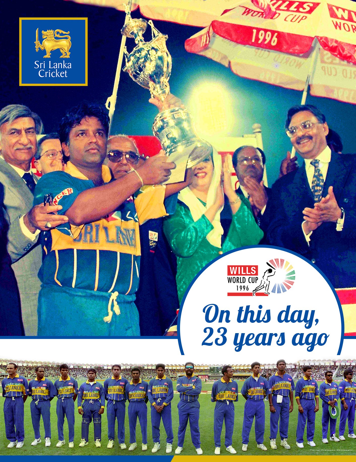 Cricket World Cup 1996 Logo