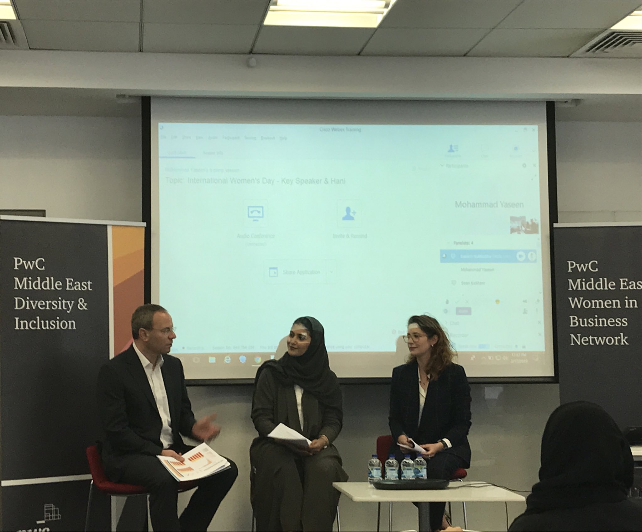 PwC Middle East on Twitter: "Celebrating International Women’s Day with @haniashkar and a panel ...
