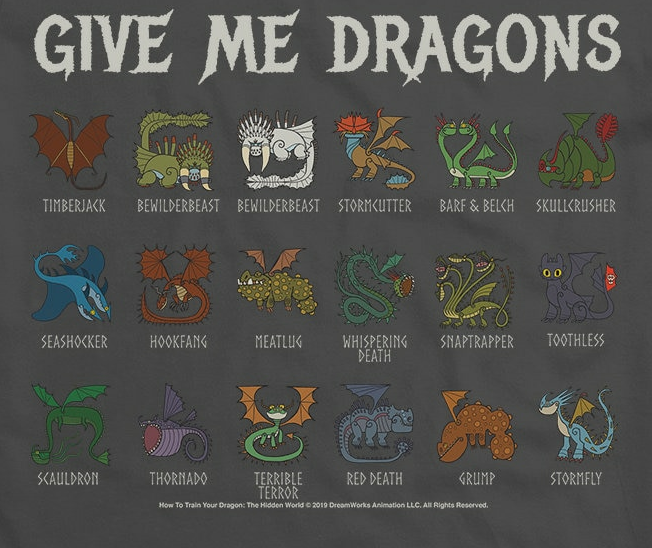 How To Train Your Dragon Dragons List