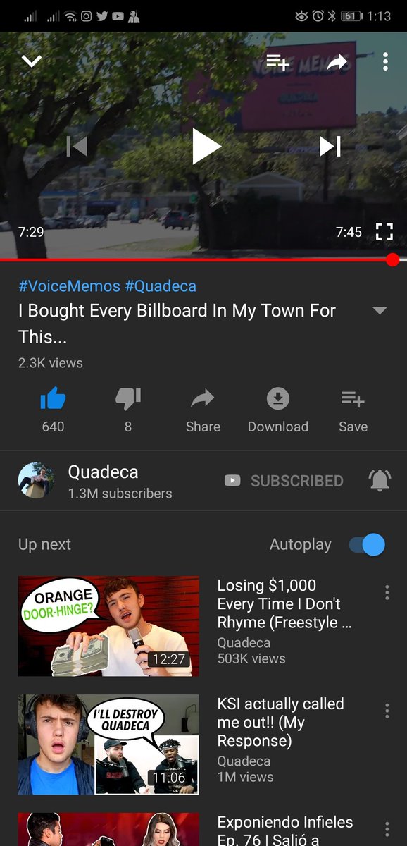 QUADECA on Twitter: "I Bought Every Billboard for this https://t.co/gXXT5tM9HJ via @YouTube"