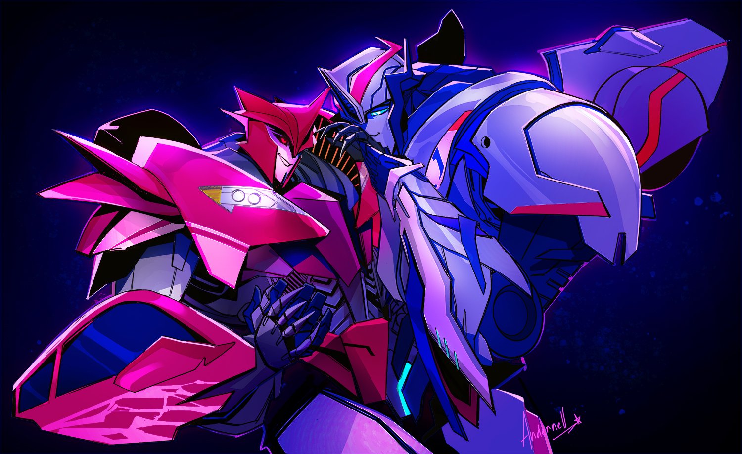 Arcee And Smokescreen