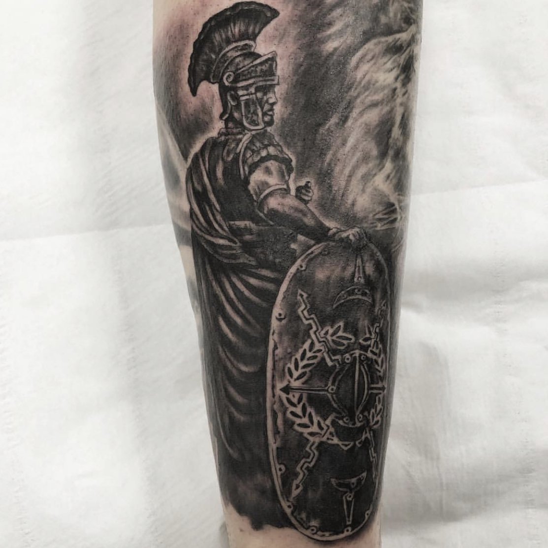 Roman Tattoo Sleeve