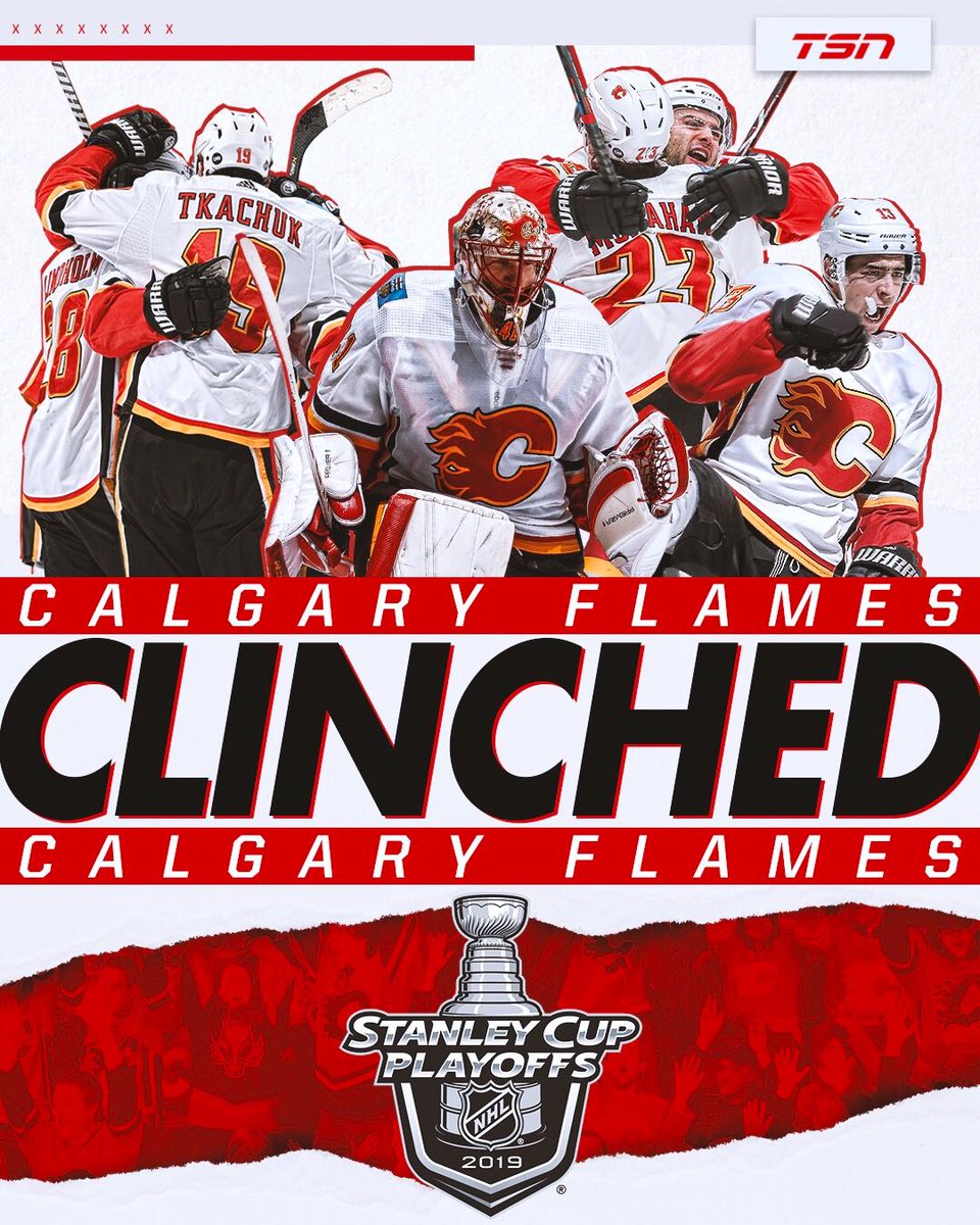 The Calgary Flames have officially clinched a spot in the Stanley Cup ...