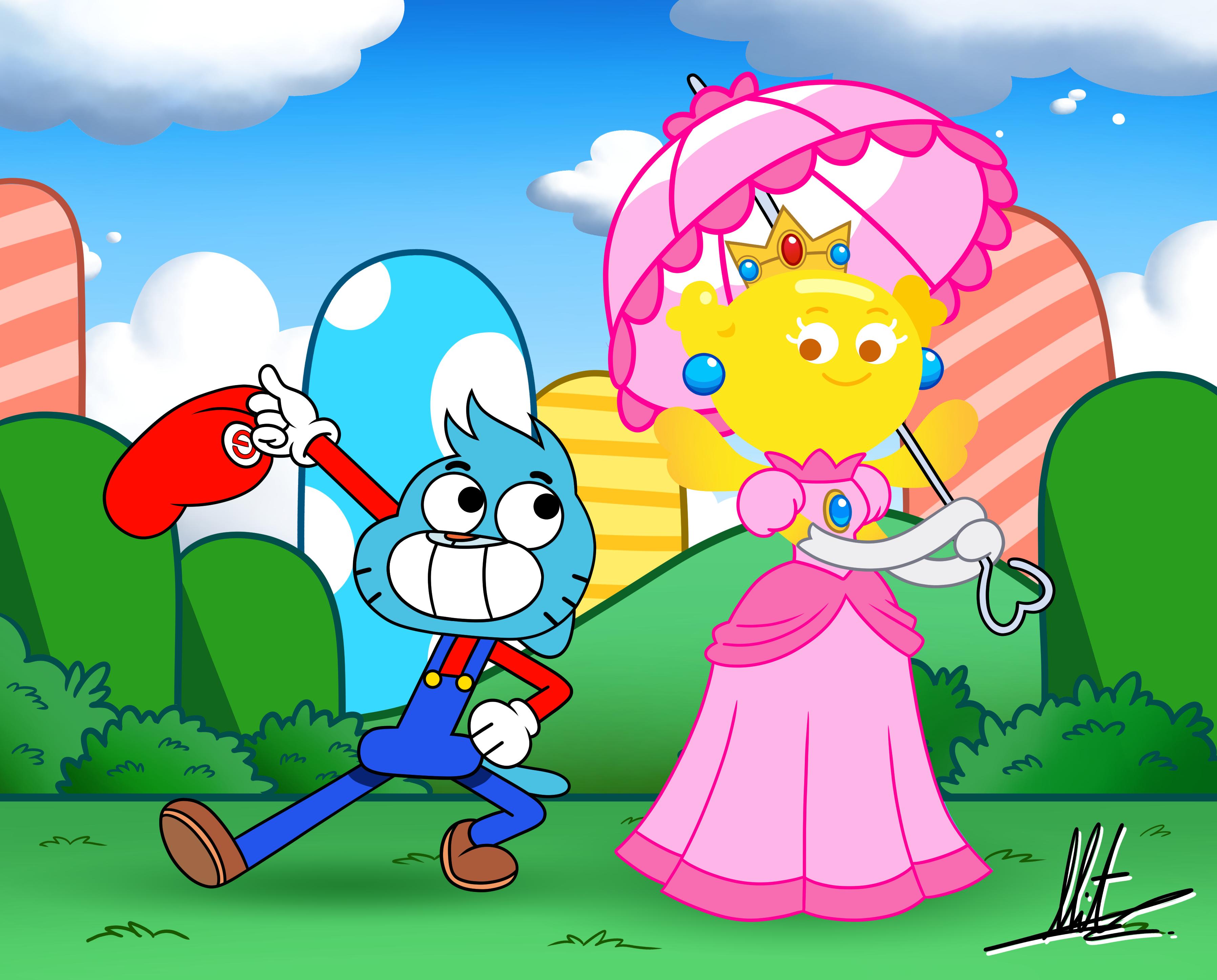 Gumball Watterson And Carrie