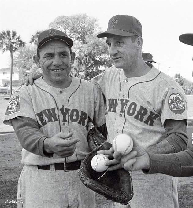 Yogi Berra Mets TIL In 1965, Yogi Berra And Warren Spahn Were