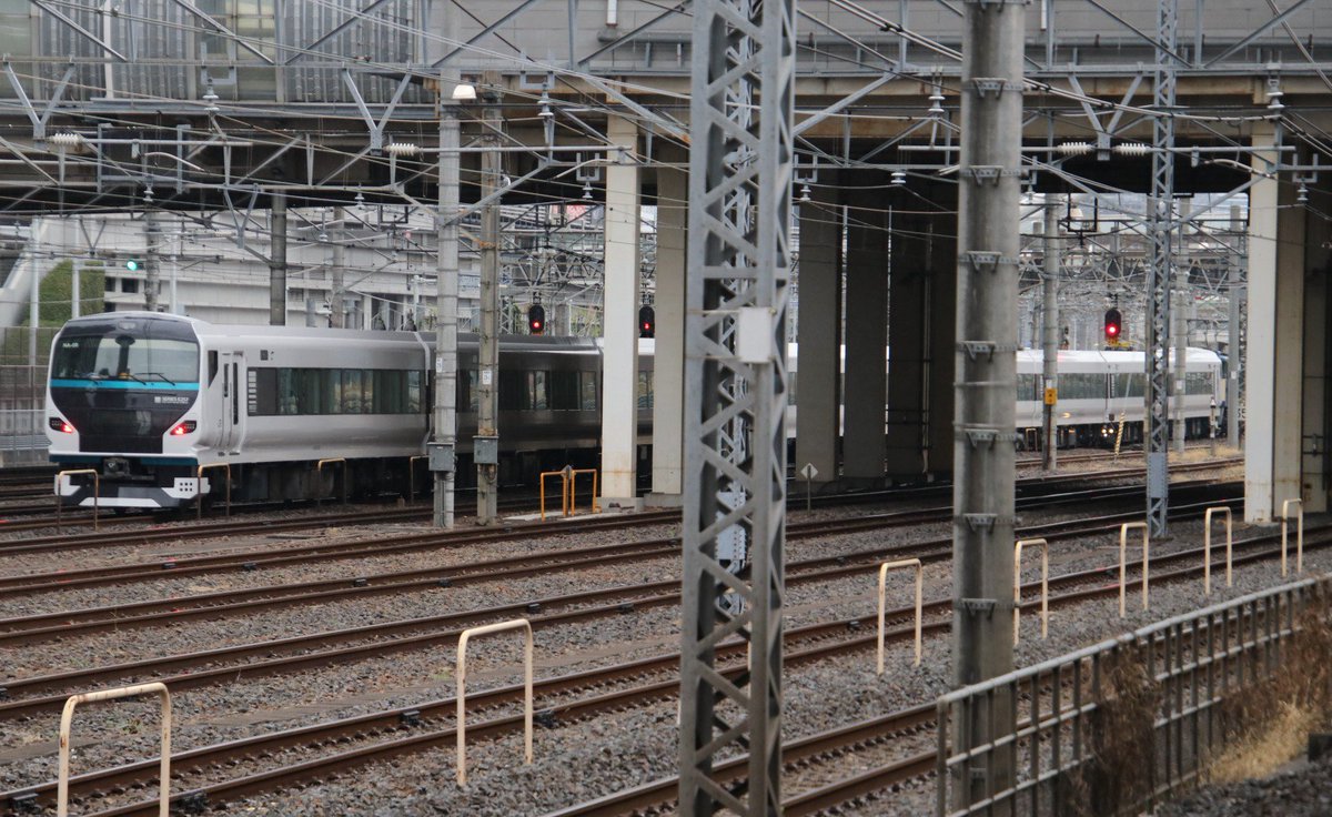 E257系2000番台NA09編成 配給輸送