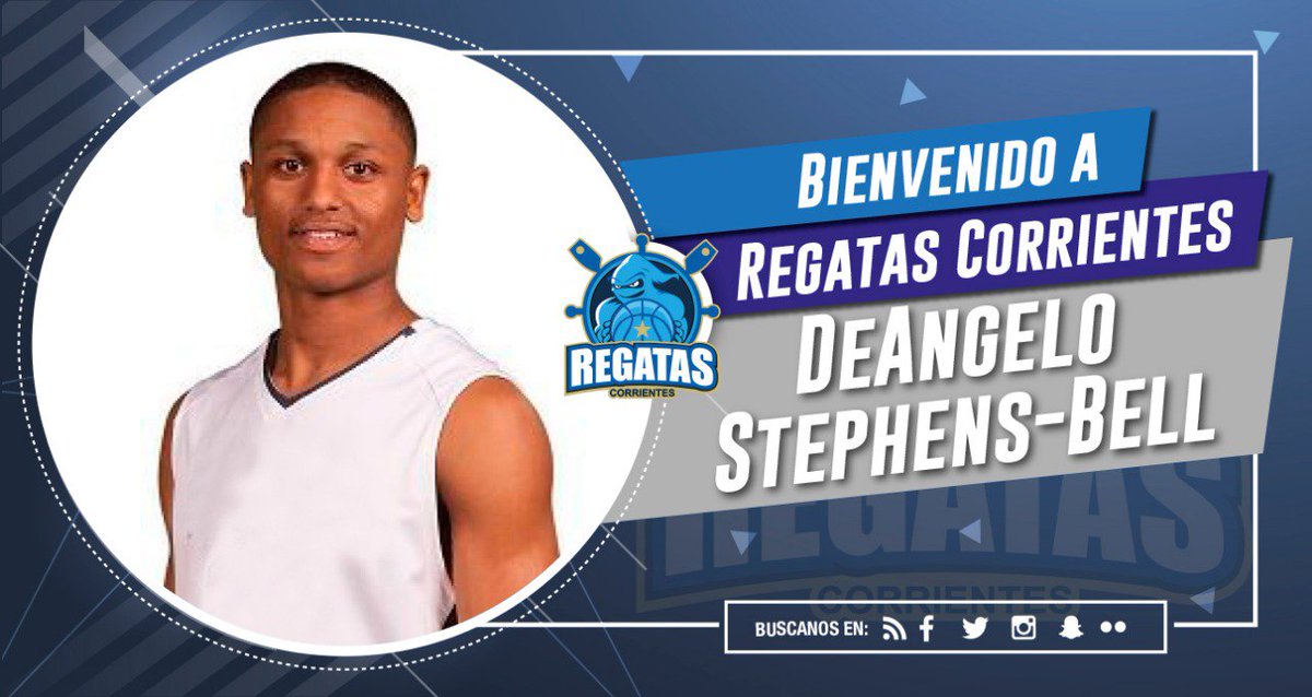 DEANGELO STEPHENS-BELL ES EL NUEVO BASE DE REGATAS – CANCHA LATINA