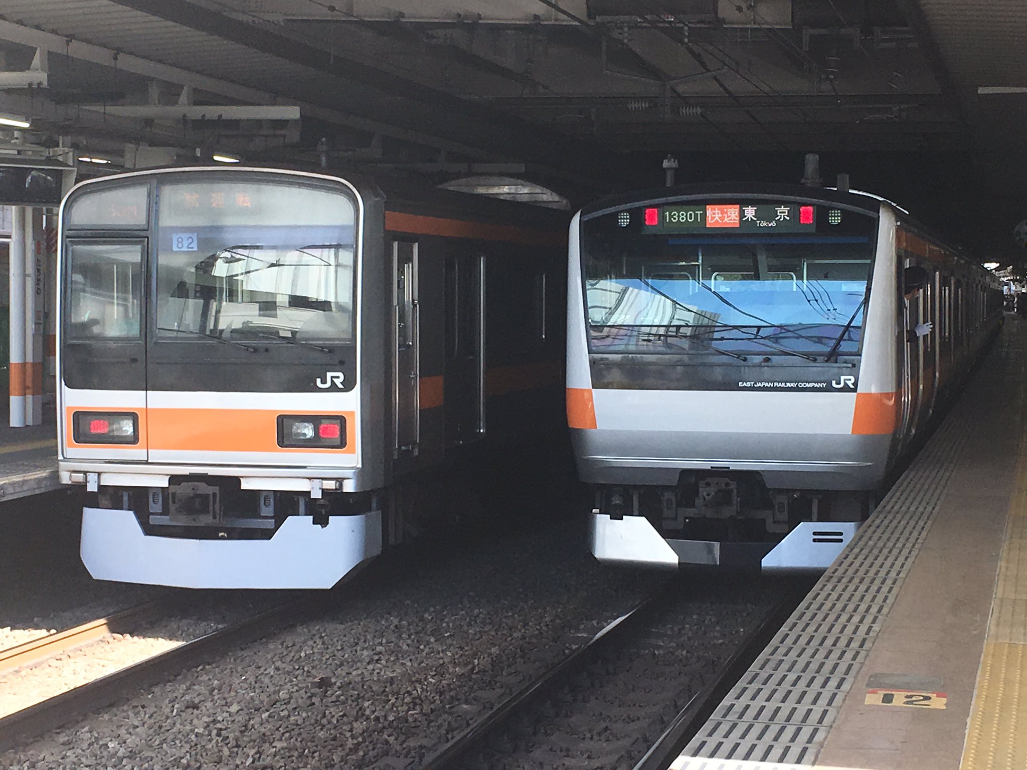 湘南東急メトロライン on Twitter: "立川駅でE233系 209系 https://t.co/wSVtgG9FxF" / Twitter