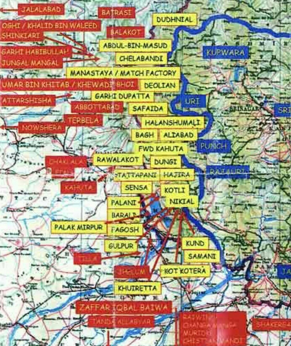 Al Qaeda Training Camps Map