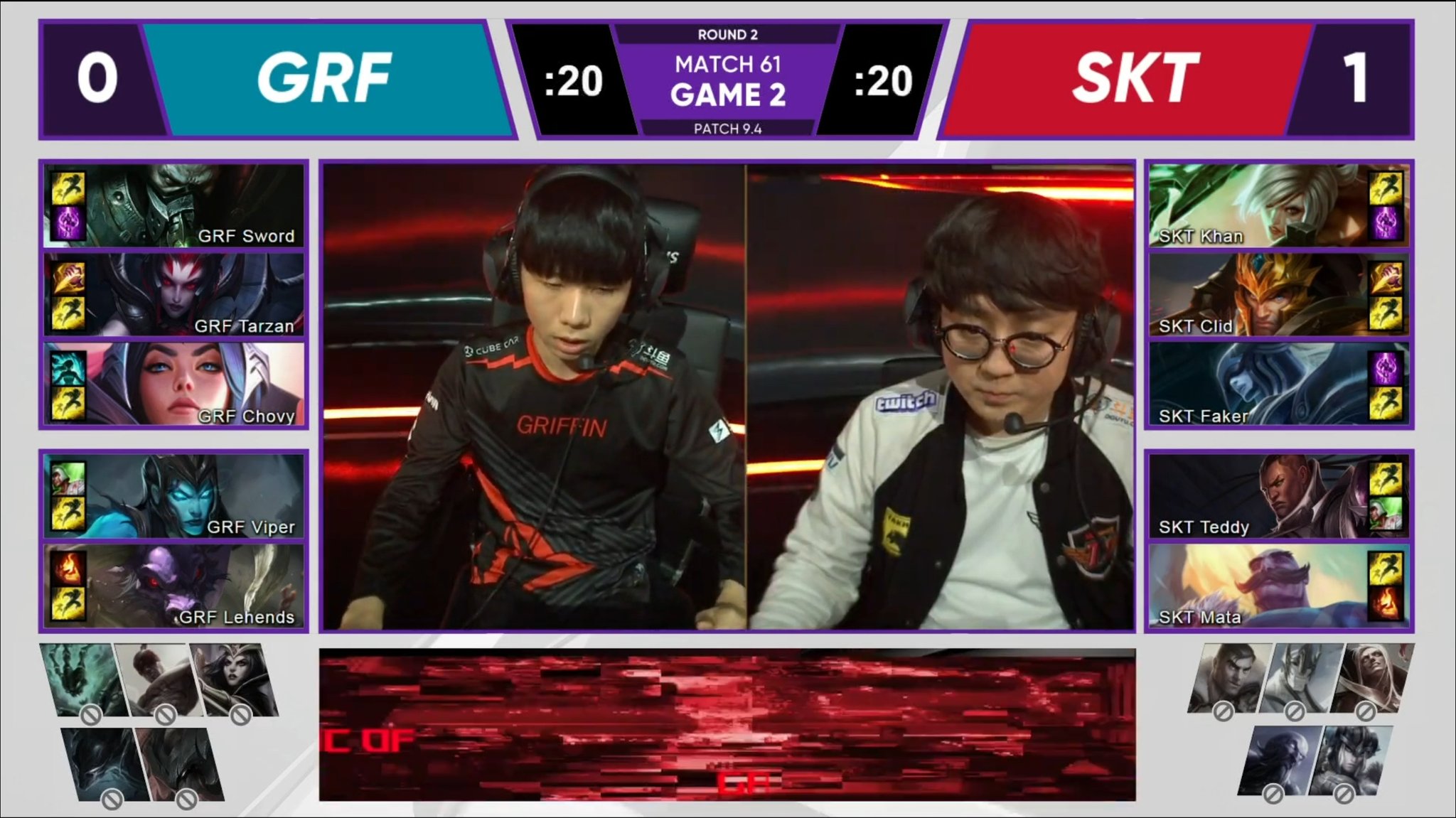 T1 LoL on Twitter: "2019 #LCK Spring Split R2. T1 vs GRF. 2세트는 우리가 패했습니다. 3세트에서 반드시 승리 가져올 수 있도록 ...