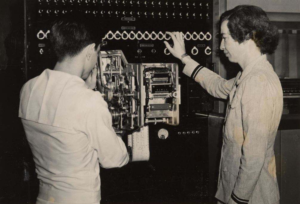 Howard Aiken And Grace Hopper