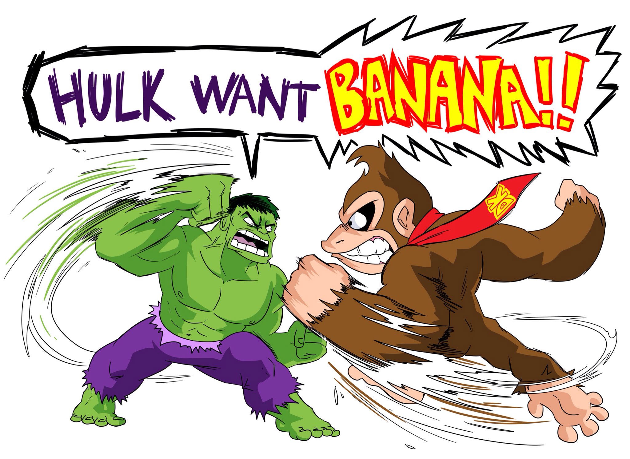 Donkey Kong Vs Hulk