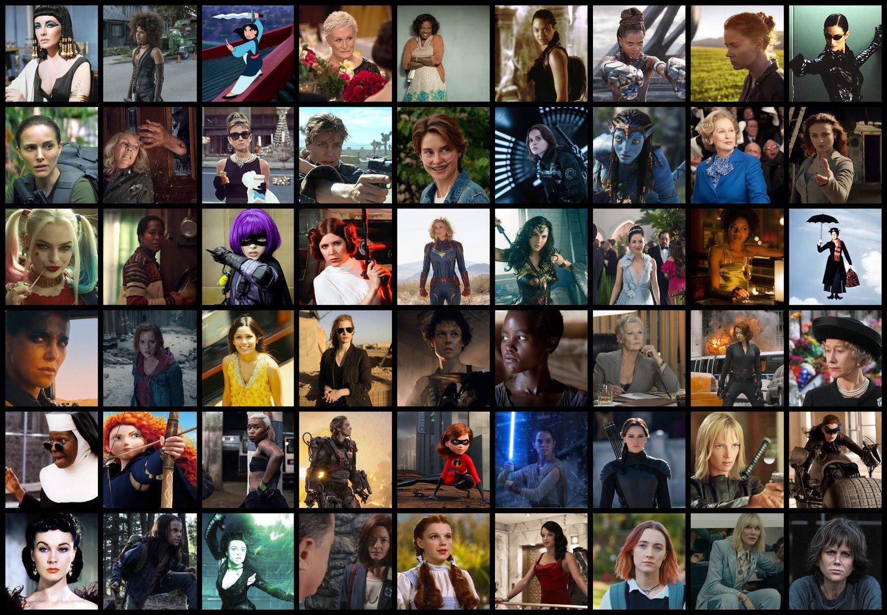 Iconic Female Movie Characters