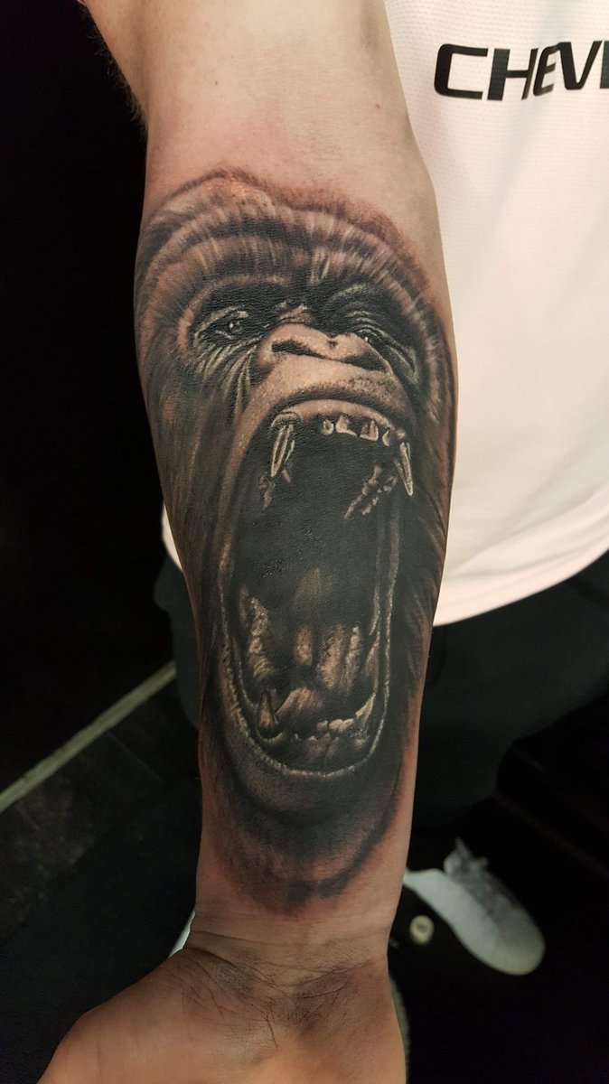 Silverback Gorilla Tattoos