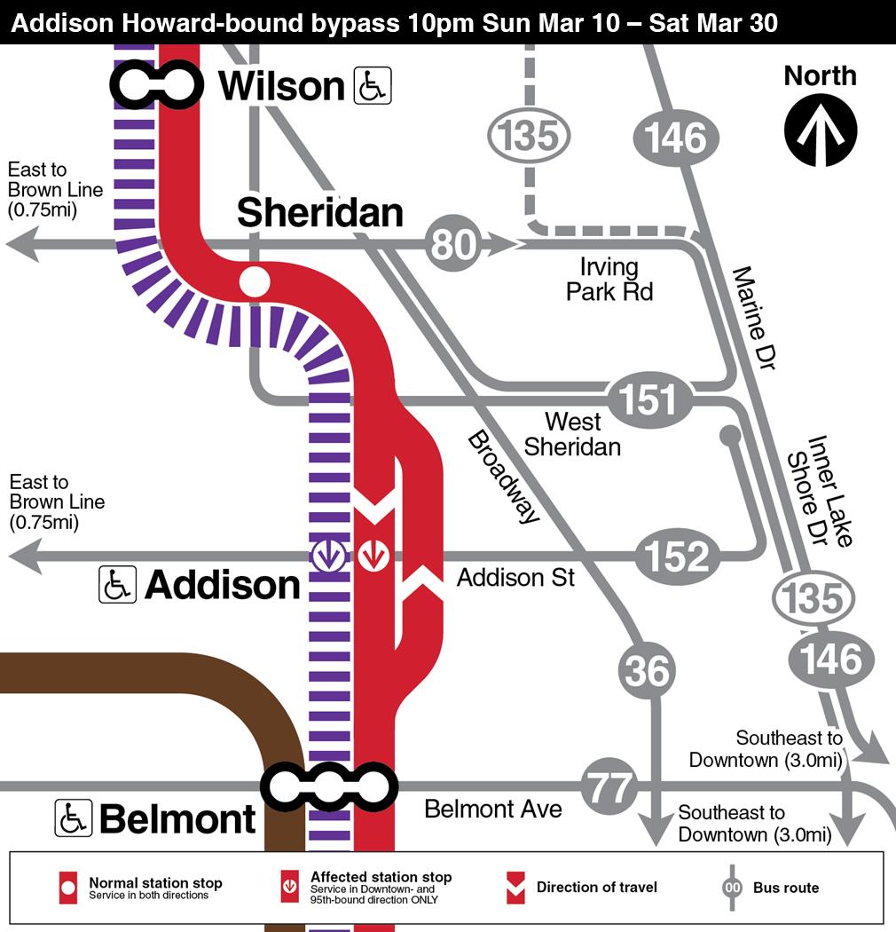 Cta Red Line Addison