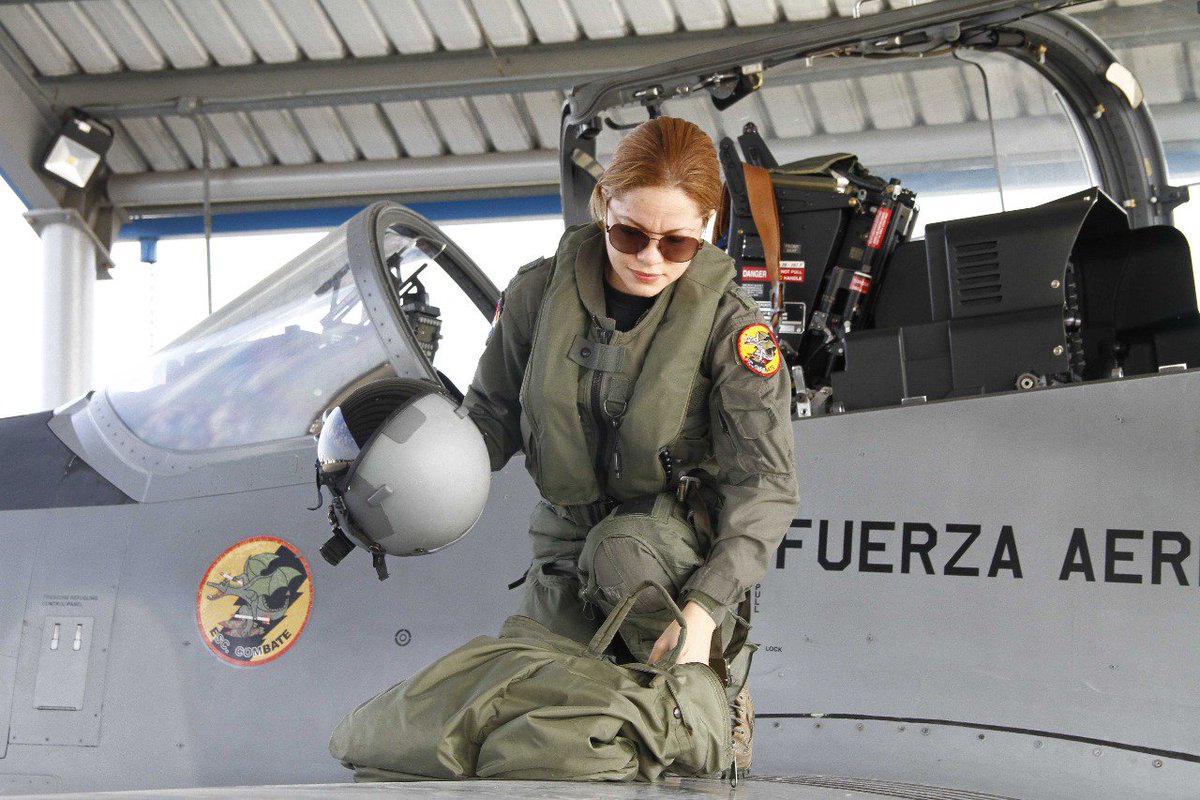 María Tejada la primera mujer en comandar Escuadrón de Combate de la ...