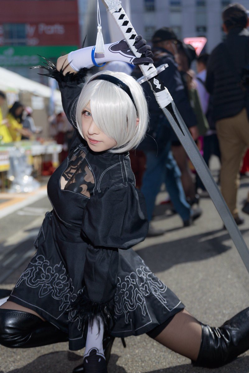 【ストフェス2019】はとりかもめ（ニーアオートマタ、2B）コスプレ画像まとめ | レイヤーズ〜コスプレまとめ〜 | 2ページ目